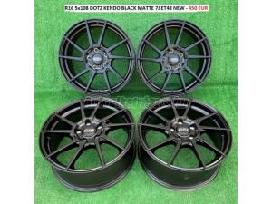Dotz R16 5x108 Dotz Kendo Black Matte 7J ET48 New - Alufelni 16x7