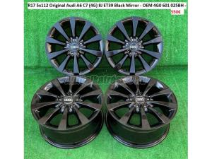 Gyári alufelni R17 5x112 Original Audi A6 C7 (4G) 8J ET39 Black Mirror ...