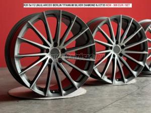Egyéb küllős felni R20 5x112 (66,6) ARCEO BERLIN TITANIUM SILVER ...