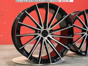 Egyéb küllős felni R20 5x112 (66,6) ARCEO BERLIN BLACK DIAMOND 9J ET35 ...